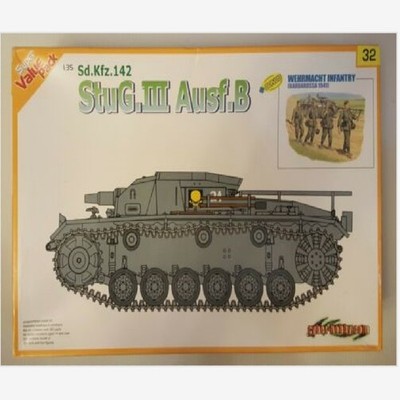 Dragon 9132 1/35 StuG.III Ausf.B + Wehrmacht Infantry, Barbarossa 1941 ...