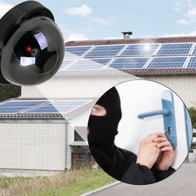 Fake Dome Camera Simulated Flashing LED Dummy Camera Home Surveillances ...