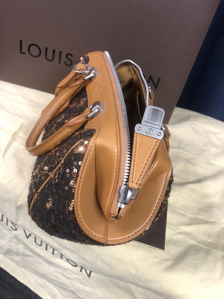 LV Louis Vuitton RARE Limited Edition Gold Monogram Sunshine Express ...