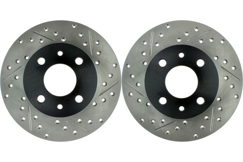 Rear PAIR Stoptech Disc Brake Rotor for 2007-2012 Fiat Panda (44339) | eBay