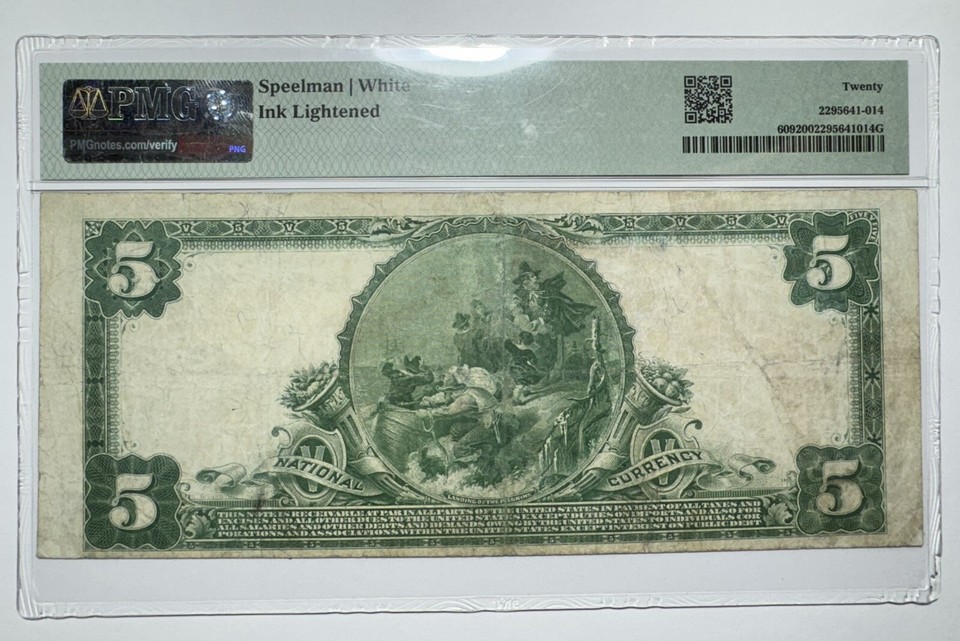 1902 $5 North Texas National Bank In Dallas, Texas PMG 20 Serial Number ...