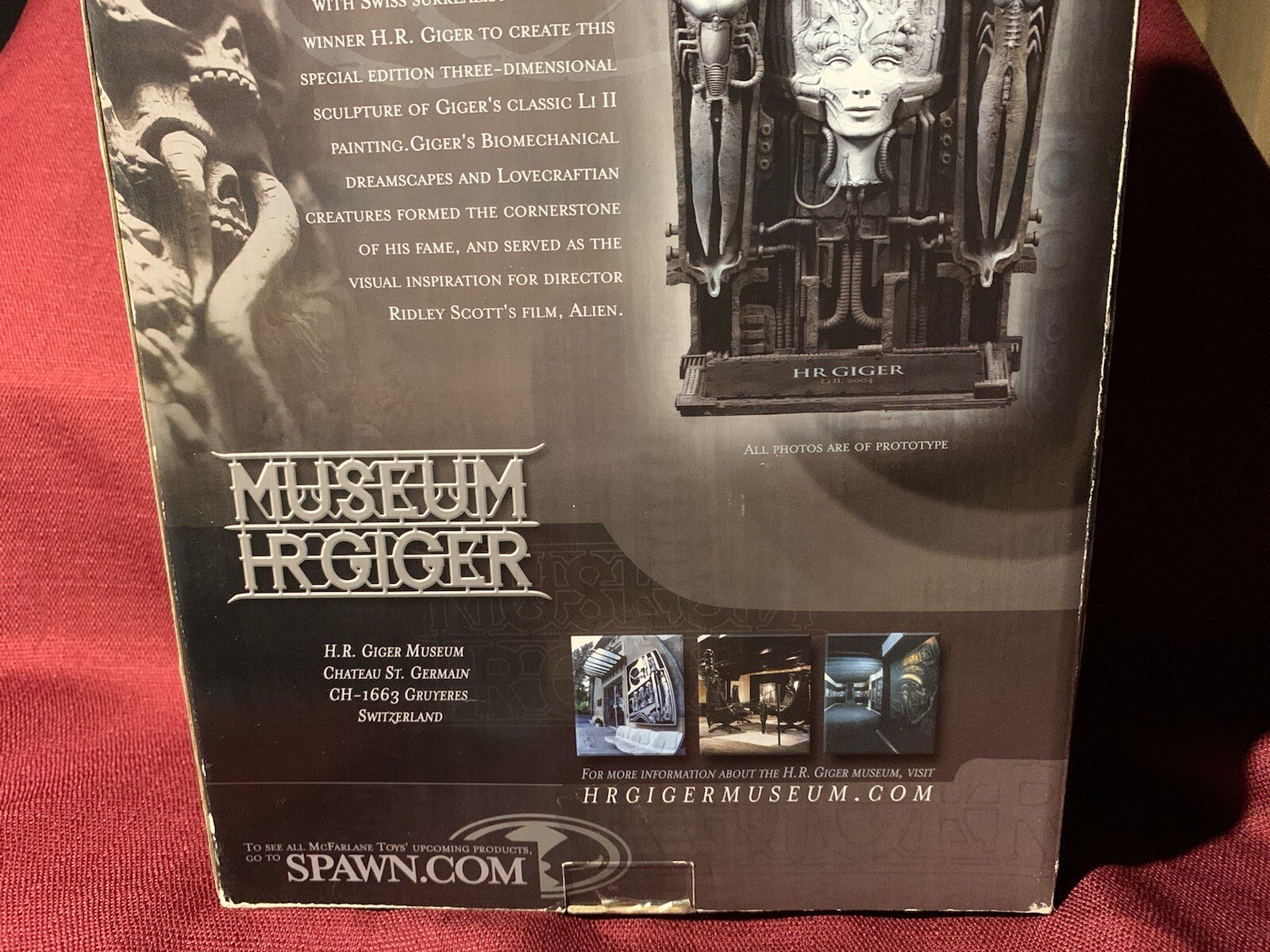 HR GIGER Li II McFarlane Toys 3D Sculpture Alien 2004 OPENED | eBay