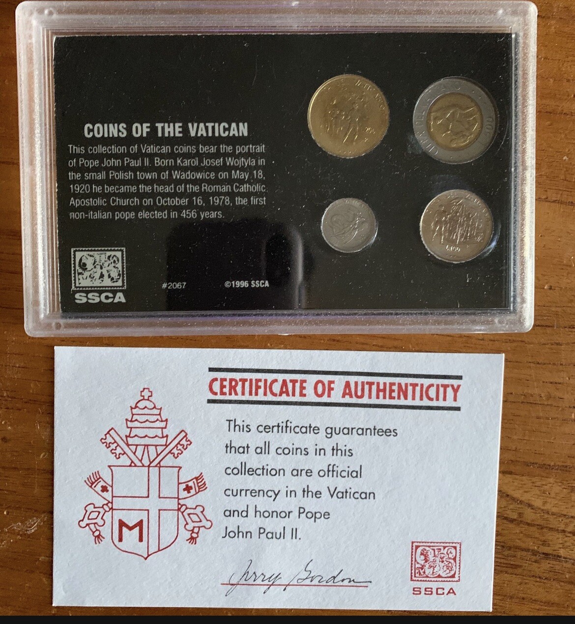 Coins of the Vatican with Certificate Of Authenticity | eBay