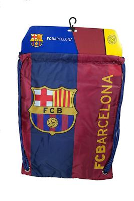 FC Barcelona Cinch Red Backpack Mochila Book Bag Gym drawstring Sack | eBay