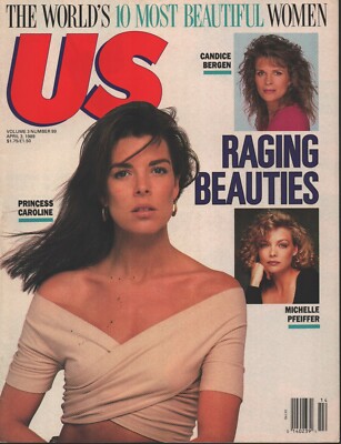 US Magazine - April 3, 1989 - Princess Caroline - Candice Bergen ...