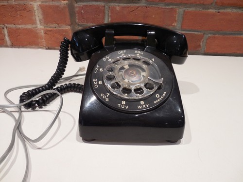 Vintage Northern Telecom Black Rotary Desk Telephone, UNTESTED | eBay