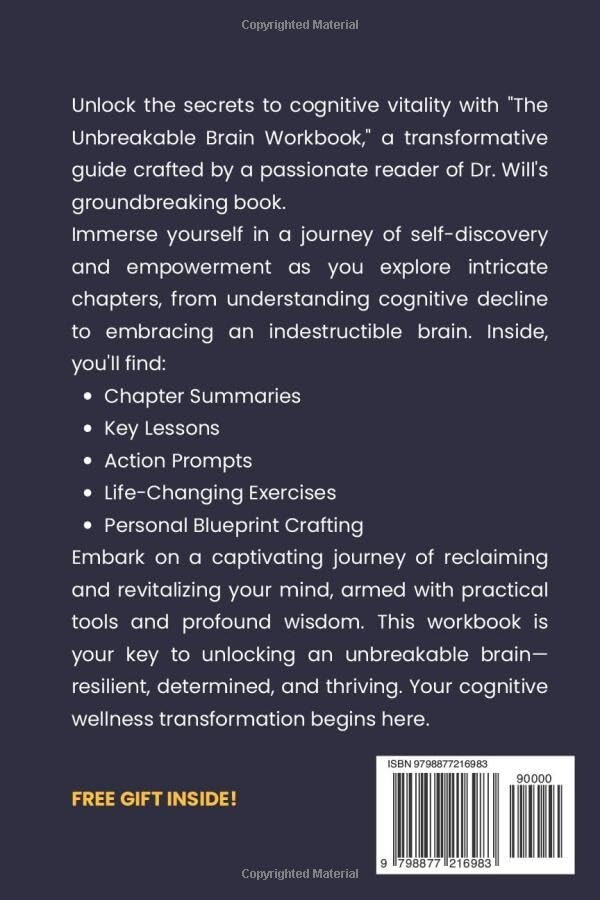 Workbook for The Unbreakable Brain Book for Reclaiming Mind: Rebuild ...