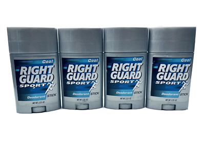 4 right guard cool sport deodorant stick 2.25oz scuffed exterior | eBay