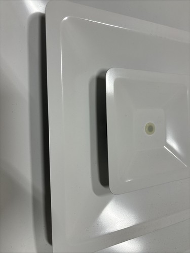 (2) Hart&Cooley HVS R6 24"x24" high volume 4-way steel diffuser 2 cone ...