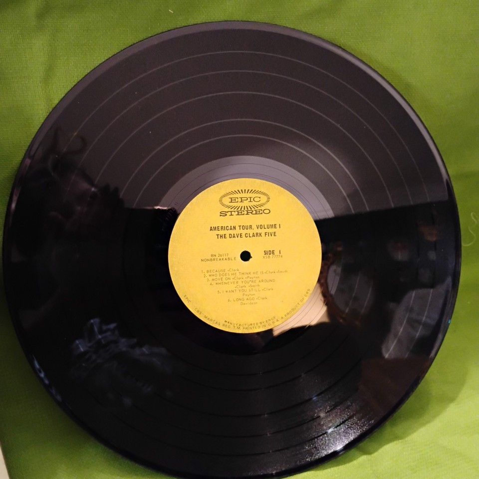 The Dave Clark Five American Tour LP 1964 Stereo BN-26117 Vinyl Record ...