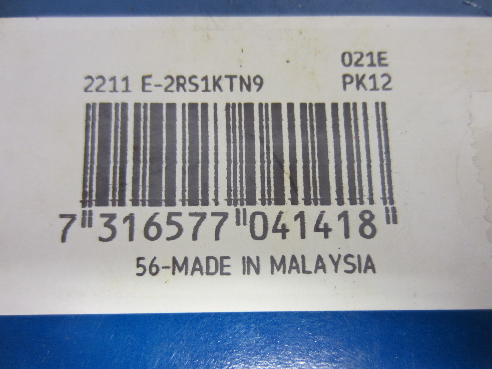 SKF 2211 E-2RS1KTN9 Ball Bearing 2211E2RS1KTN9 | eBay