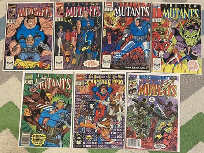 The New Mutants #88, 90-93, 100, Special Edition #1 Marvel Art Adams ...
