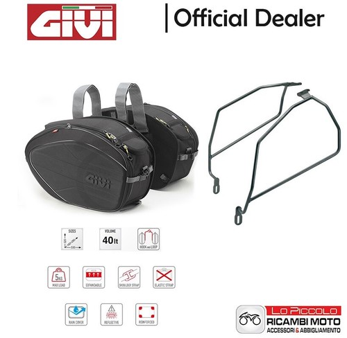 T218+EA100 GIVI Paar Packtaschen+Halterungen Honda CBF 1000/ABS 2008 ...
