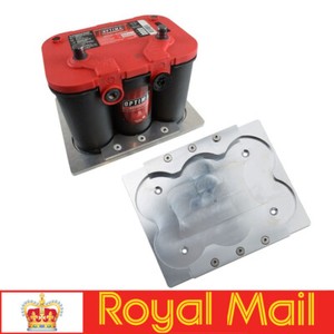 Optima Battery Tray Aluminum 34/78 Battery Bracket Relocation + Hold ...