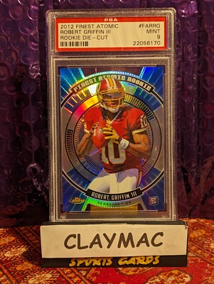 2012 FINEST ATOMIC ROOKIE DIE-CUT REFRACTOR FARRG ROBERT GRIFFIN III ...