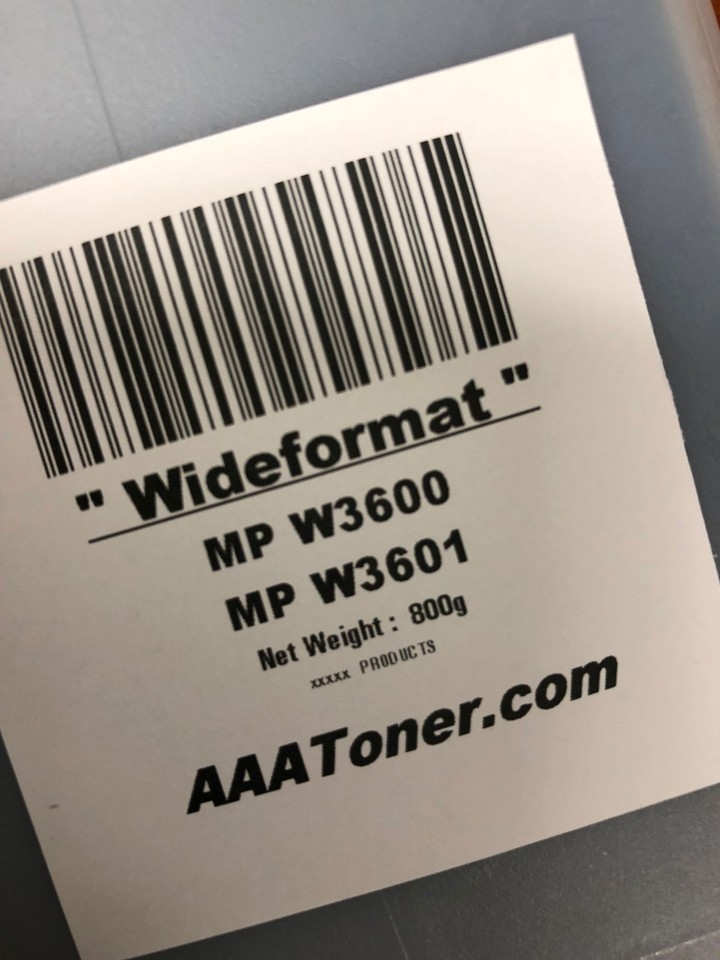 Wide Format Toner Refill for Ricoh MP W3600, MP W3601 Printer | eBay