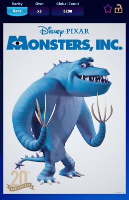 Topps Disney Collect Digital Monster Inc. 20th Anniversary CLAWS WARD ...