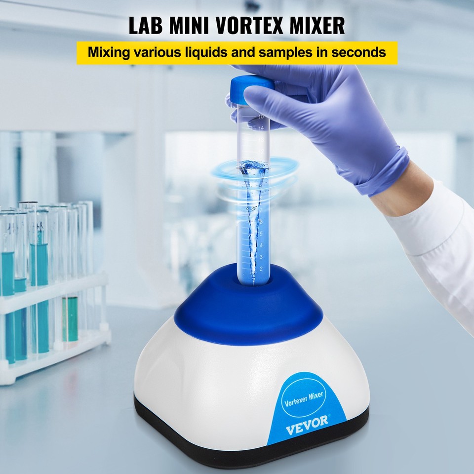 Mini Vortex Mixer Lab Vortex Mixer Shaker 3000RPM 50ML for Lab Paint ...