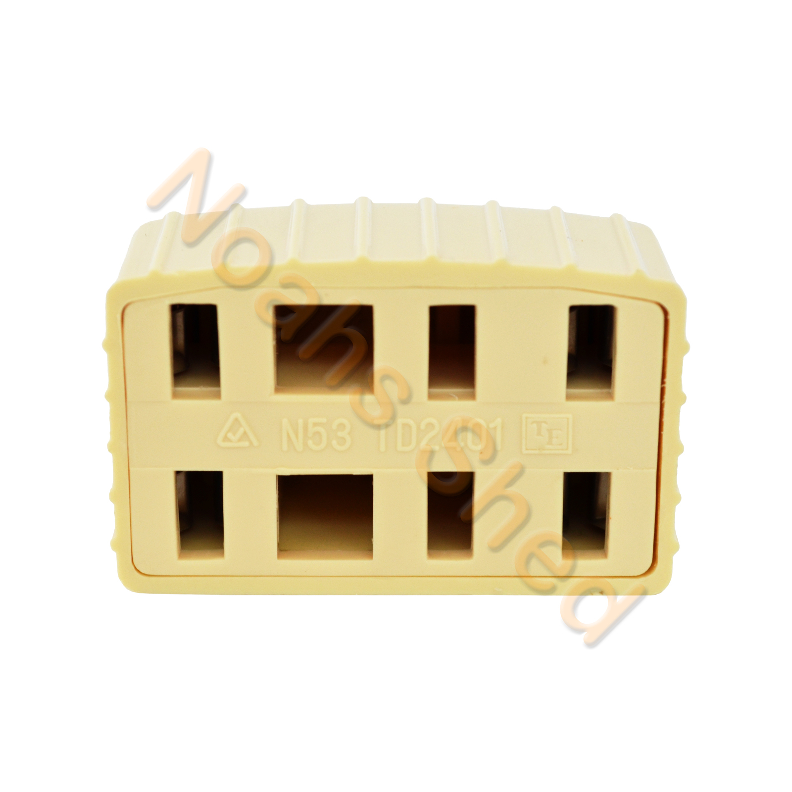 2 x Australian Telephone Socket 605 Plug to 2 x 610 Double Adaptor ...