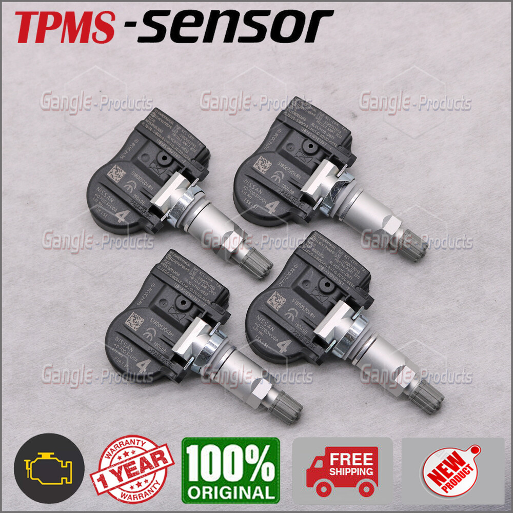 40700-3VU0A TPMS Tire Pressure Sensor Set of (4) for NISSAN ROGUE 2014-16 433MHz | eBay