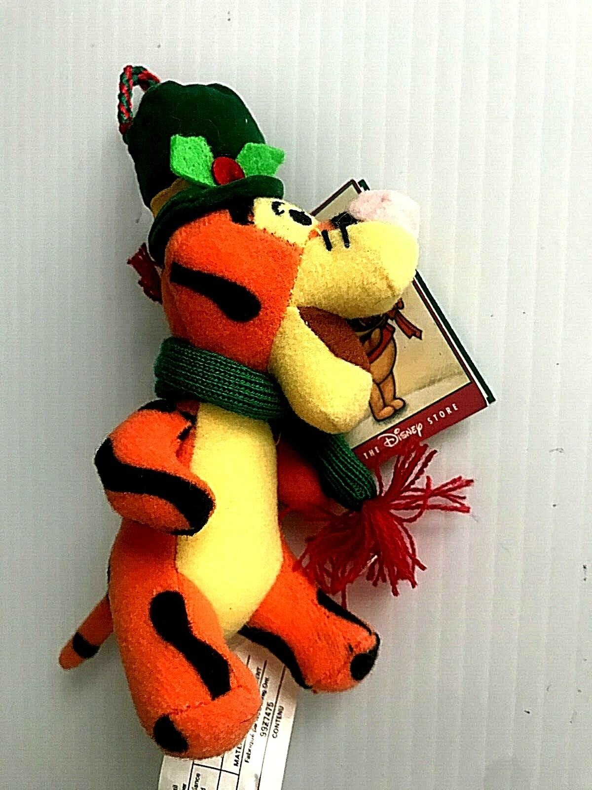 LOT 2 VINTAGE CLOTH TIGGER HANGING ORNAMENTS. DISNEY COLLECTABLE ...