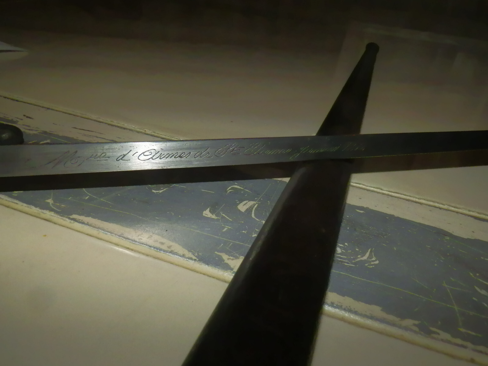 French Army M-1876 Gras Rifle Bayonet 'D'Armes St. Etienne 1878 ...