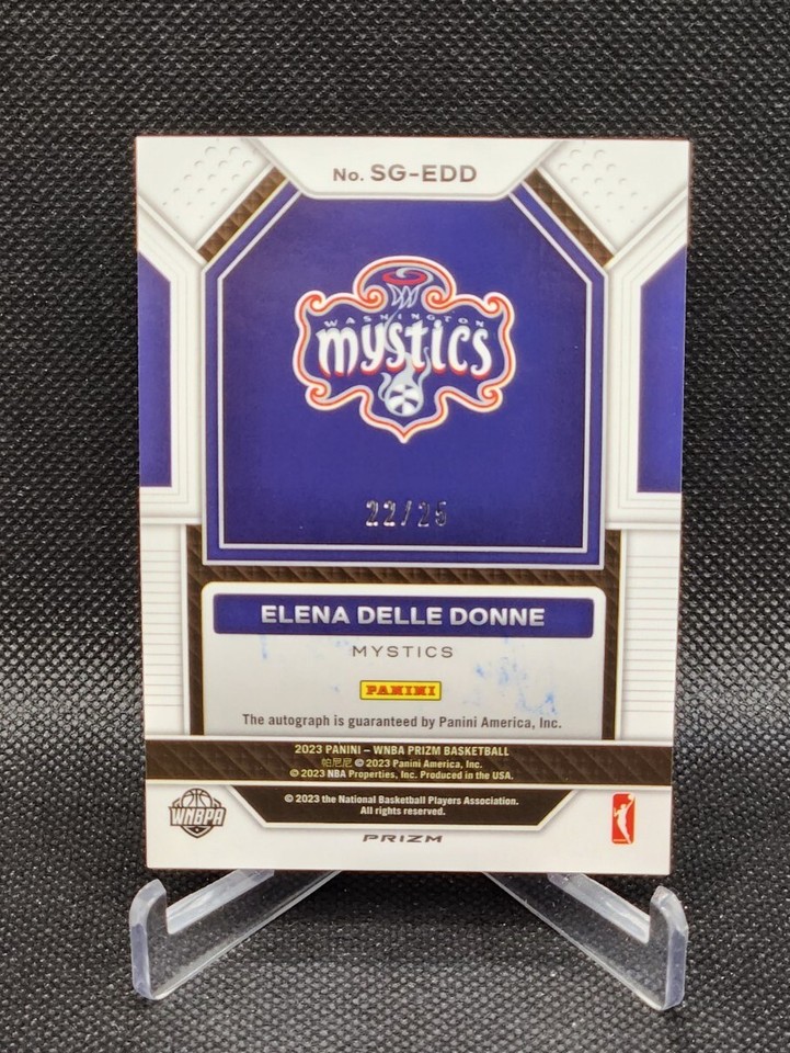 2023 Panini Prizm WNBA Signatures Elena Delle Donne Mojo Prizm Auto /25 ...