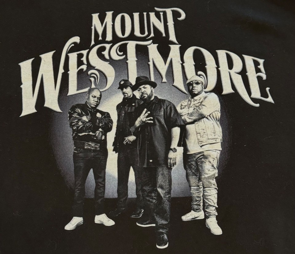 Rue21 Hoodie Black Mount Westmore Vintage Design Cotton Fleece Unisex ...
