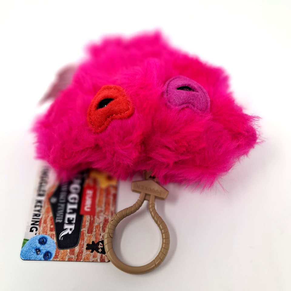 Zuru Fuggler Keychain CAPTAIN CARDIAC Pink 3.5" Plush Collectible NWT ...
