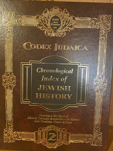 CODEX JUDAICA CHRONOLOGICAL INDEX OF JEWISH HISTORY By Mattis Kantor ...