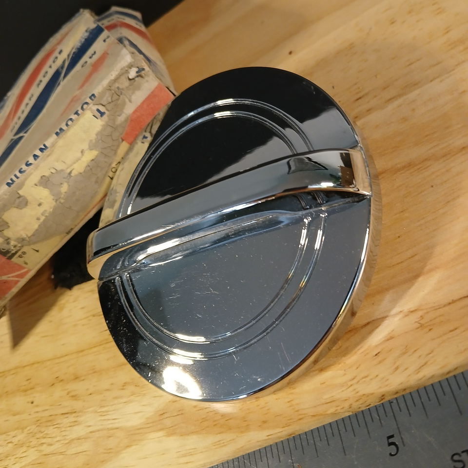 1979 Nissan Datsun 240Z 260Z 280Z Chrome Gas Fuel Cap OEM NOS #17251 ...