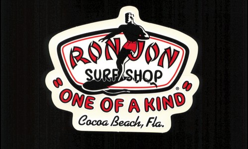Ron Jon Sticker Surf Shop "One of a Kind" Cocoa Beach FL Sticker ...