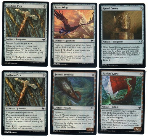 MTG - Kaldheim Artifact FOILS (Lot of 6) New | eBay