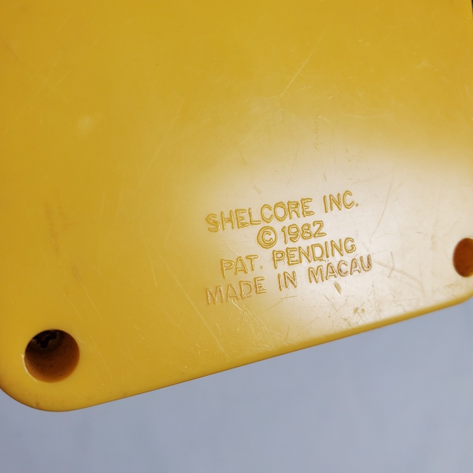 Shelcore Music Radio Toy Kids VIntage 1982 Sound Box Yellow Bear ...