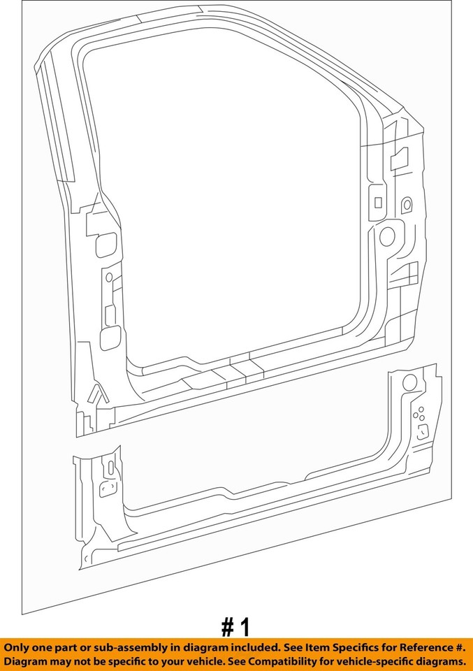 FORD OEM 09-14 F-150 Cab-Aperture Panel Left AL3Z18211A11B | eBay