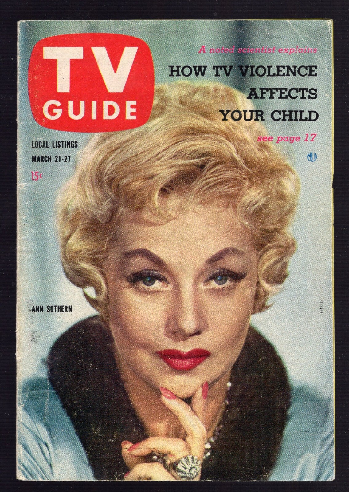 COVER'S ONLY / ACTRESS ANN SOUTHERN / 1960 TV GUIDE COVERS ONLY | eBay