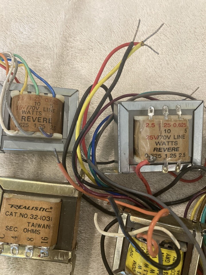 70V Line Matching transformers for PA or Background Music Systems | eBay