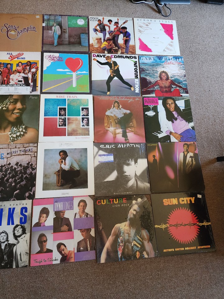 1980s Rare Vinyl Records - Lot of 30 - Mixed Genres | eBay
