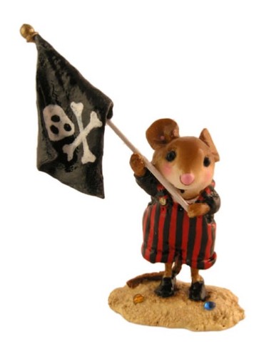Wee Forest Folk Mouse Expo Special Ship Ahoy Pirate Flag | eBay