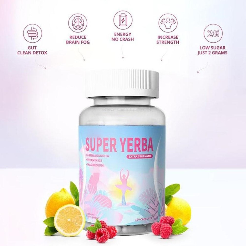 Yerba Magic Yerba Mate Capsules-Clean Energy,Brain Fog Buster And Gut ...