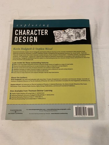 Thomson Delmar: Exploring Character Design by Kevin Hedgpeth & Stephen Missal 9781401862961 | eBay