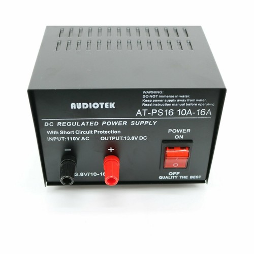 AT-PS16 13.8V 16A amp Heavy Duty DC Regulated Power Supply Grade with ...
