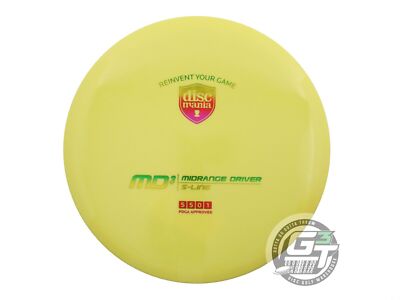 NEW DiscMania S-Line MD3 174g Yellow Rainbow Foil Midrange Golf Disc | eBay