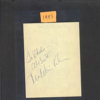 Madeline Kahn - Signed Autograph Book Page - Young Frankenstein | eBay