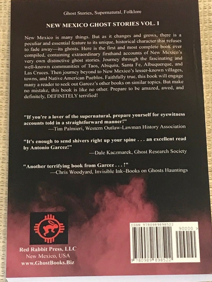 New Mexico Ghost Stories: Vol 1 Garcez, Antonio R. Fast Free Shipping ...