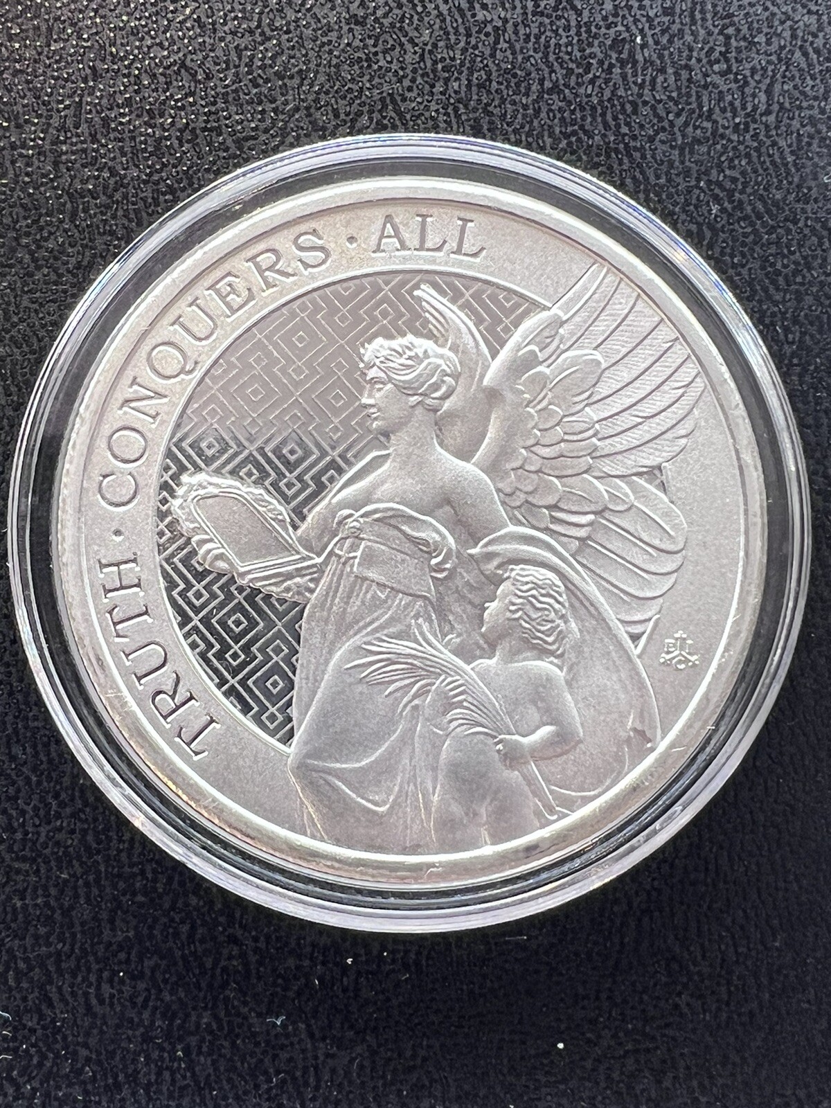 2022 1 oz .999 silver TRUTH CONQUERS ALL St. Helena coin BU in capsule ...