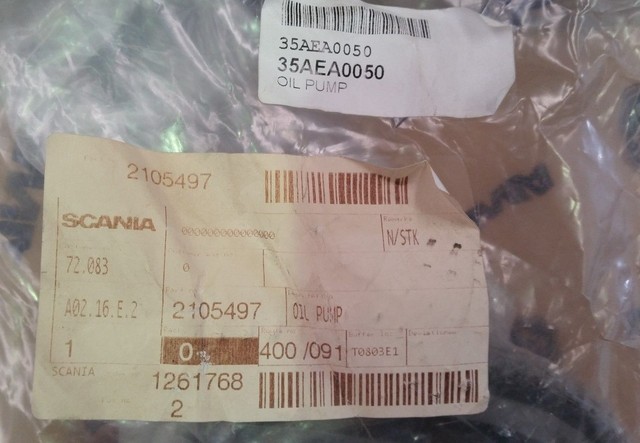 to Suit Scania Moxy Dc12 Oil Pump Ref 2105497 for sale online | eBay