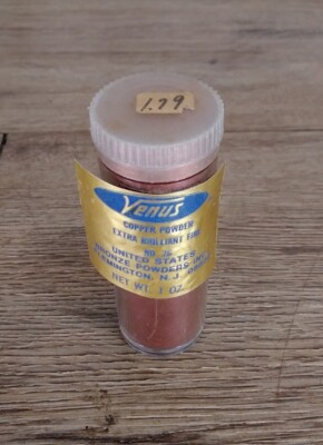 Vintage Venus Copper Powder Extra Brilliant Fire #26 1 Oz | eBay