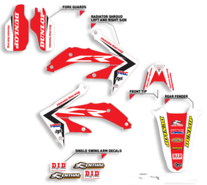 2003-2013 HONDA CR 85 CR85 CR85R GRAPHICS with backgrounds MOTOCROSS ...