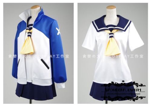 Disgaea 4 Return Fuuka Kazamatsuri Uniform Full Set Halloween Cosplay ...
